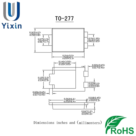 SB2060L参数，肖特基二极管20A 60V TO-277封装中文资料